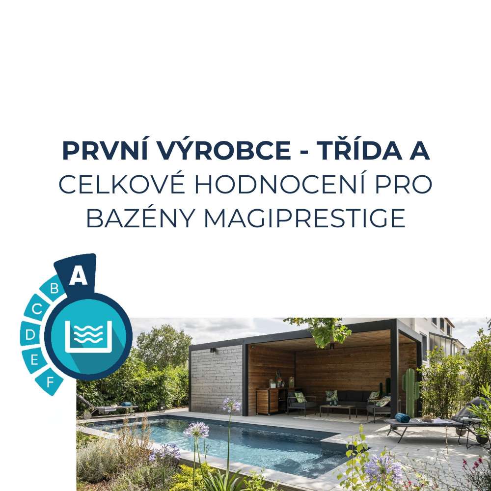 Energeticky úsporné bazény Magiline – třída A podle NF EN 17645